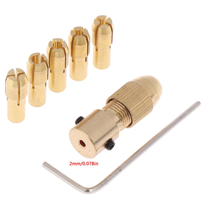 7pc 0.5-3mm Drill Chuck Collets Set of Quick Chuck... – Grandado