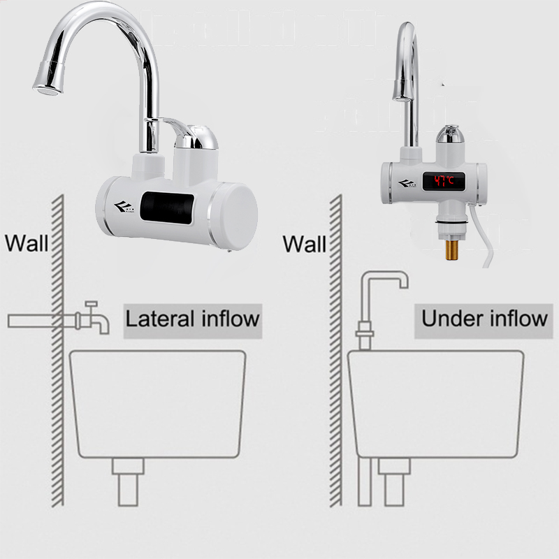 3000W 220V Temperature Display Instant Water Tap T... – Vicedeal