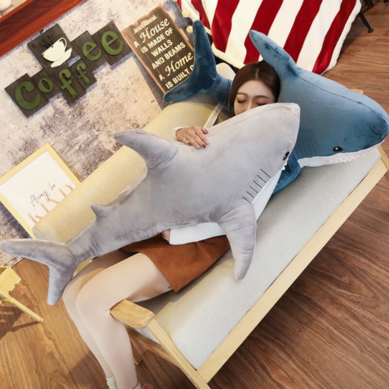 100 cm Big Size Grappige Zachte Bite Haai Knuffel ... – Grandado