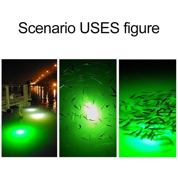 12V LED Green Underwater Submersible Night Fishing... – Vicedeal