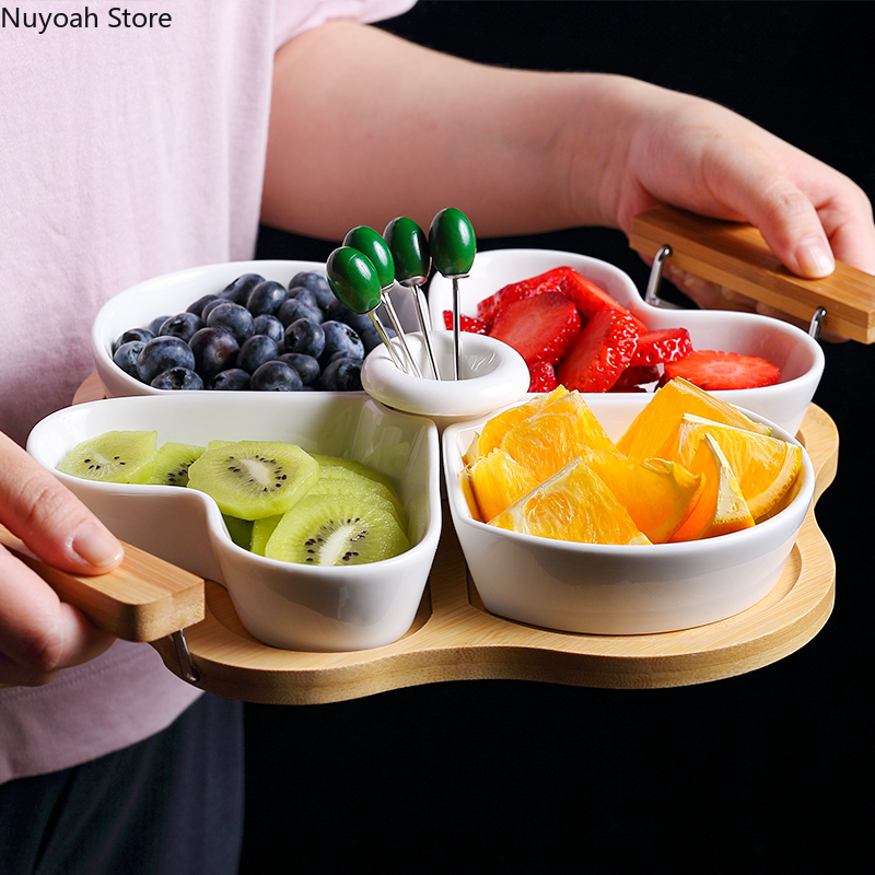 Fruit Plate Ceramic Living Room Household Fruit Pl... – Grandado
