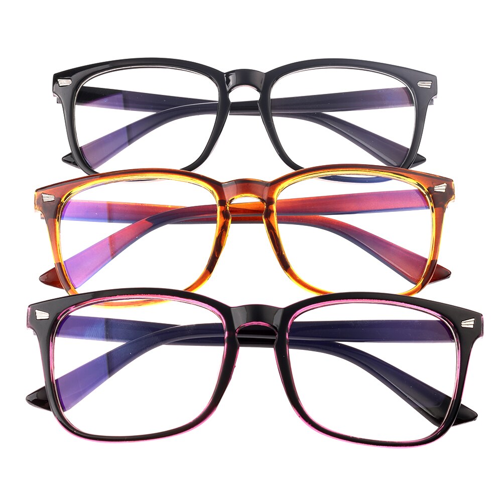 Clear Lens Transparent Women Men Spectacle Eyeglas... – Grandado