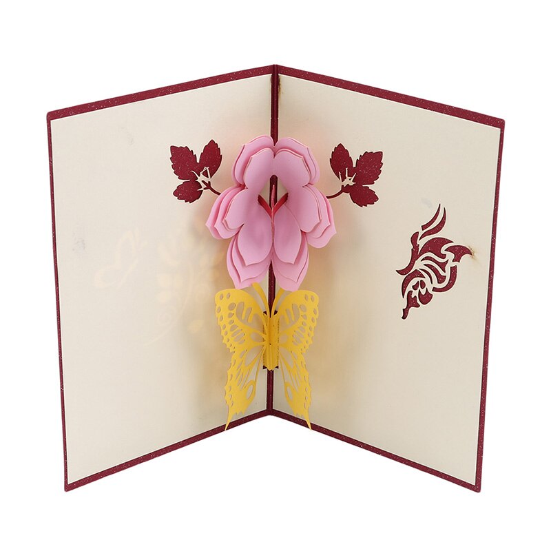 3D Paper-cut Greeting Card Butterfly Mid-Autumn Fe... – Grandado