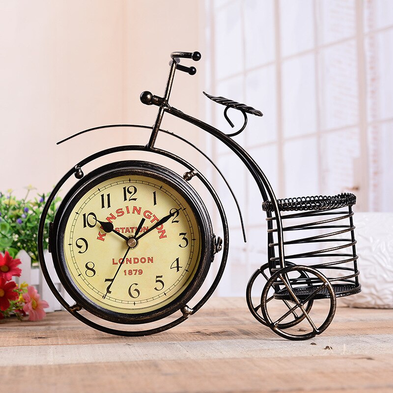 European Retro Handmade Quartz Clocks Pastoral Iro... – Grandado