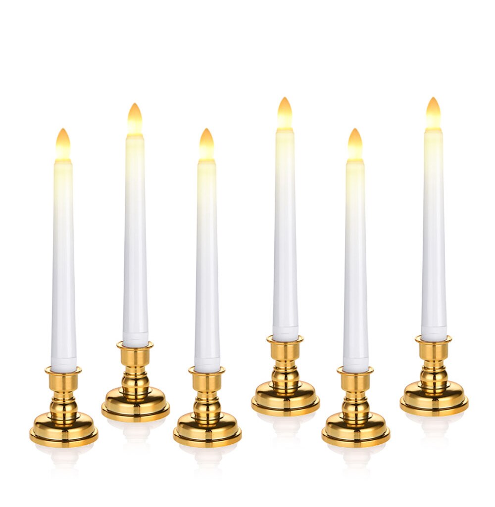 Battery Tea Light LED Candles Flickering Flameless... – Grandado