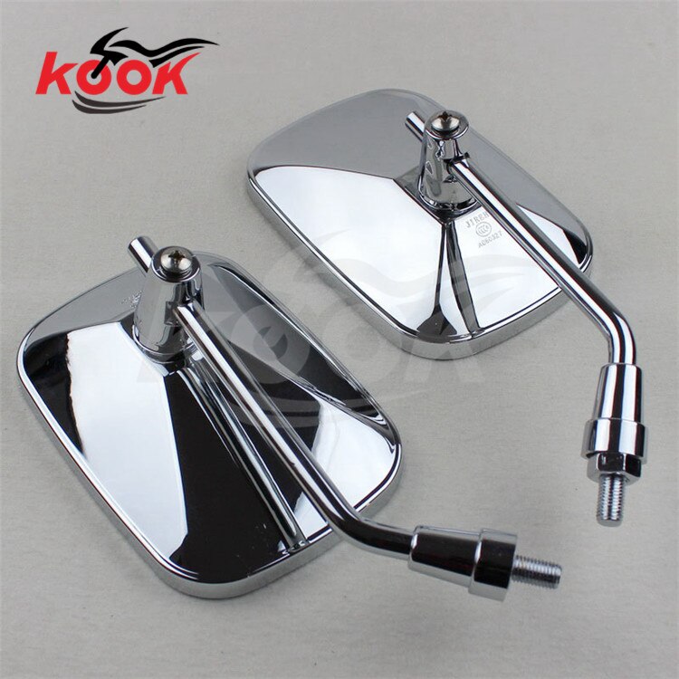 big size motorbike mirror chrome motorcycle rearvi... – Vicedeal