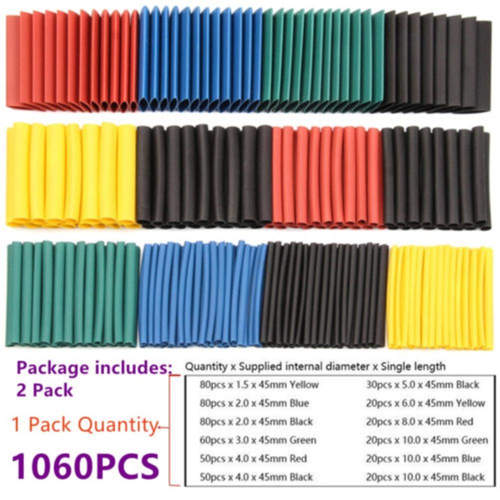 1060pcs Durable Wire Cable Sleeve Insulation Repla Grandado