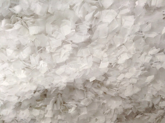 25g Snow White Square Tissue Paper Confetti, Push ... – Vicedeal