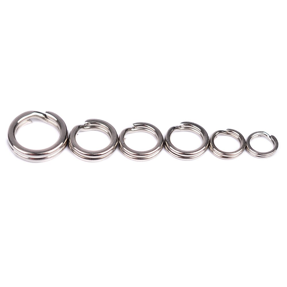 10pcs/lotStainless Steel Ring Split Clip Swivel Do... – Grandado