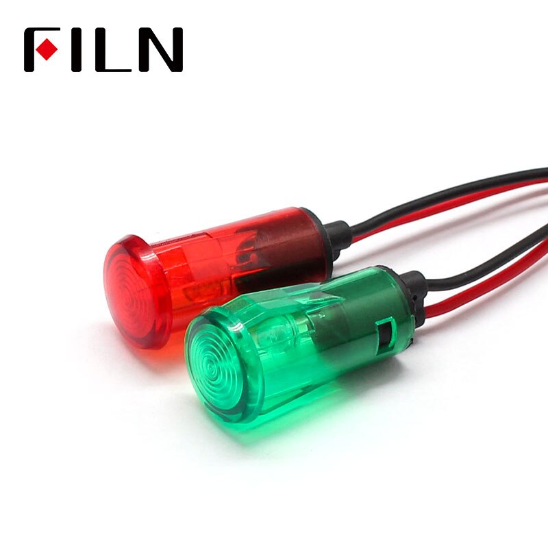 FL1P 13mm 12v 250V plastic indicator light with 20... – Grandado