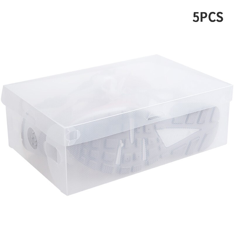 5pcs Shoe Box Transparent Drawer Case Plastic Shoe... – Vicedeal