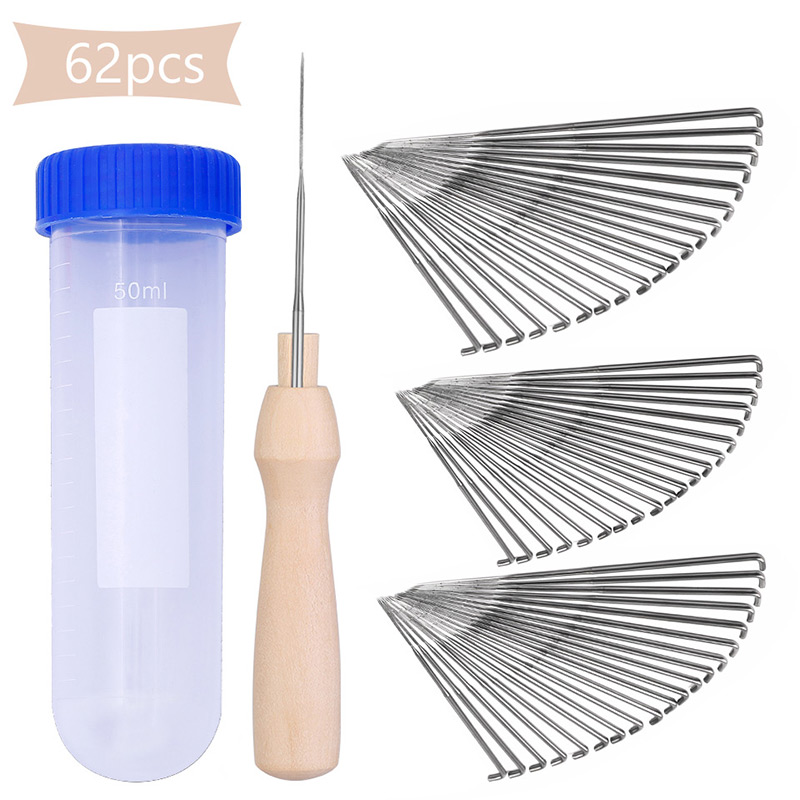 Fenrry 5 Types Wool Felt Needle Felt Tool Kit Need... – Vicedeal