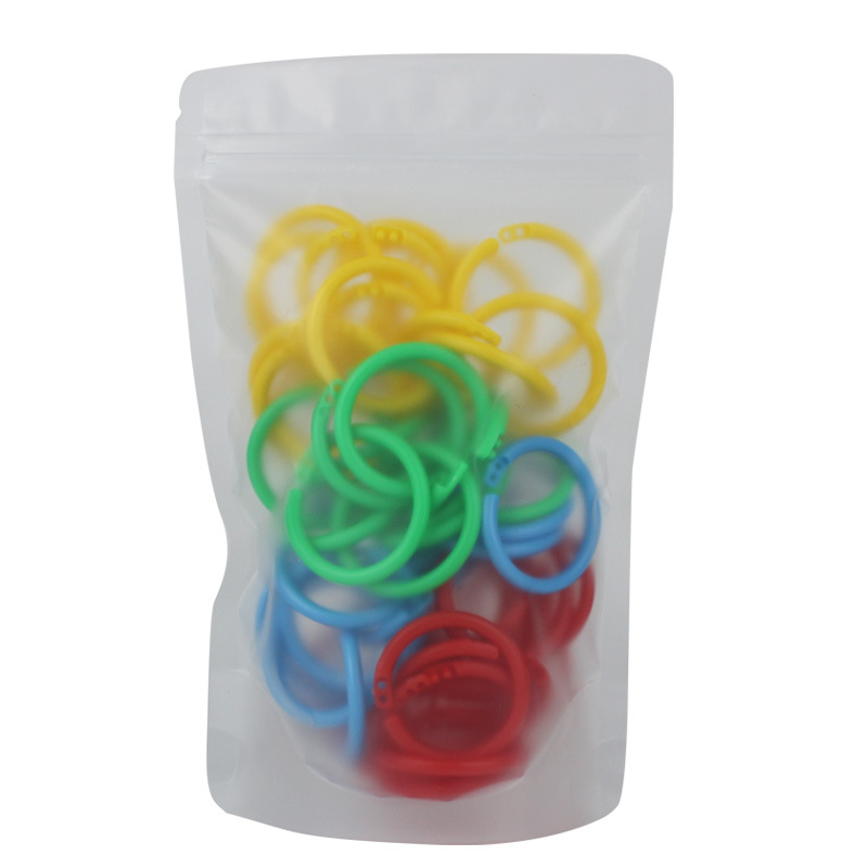 50PCS Multi-Color Plastic Loose-Leaf Ring, Flexibl... – Vicedeal