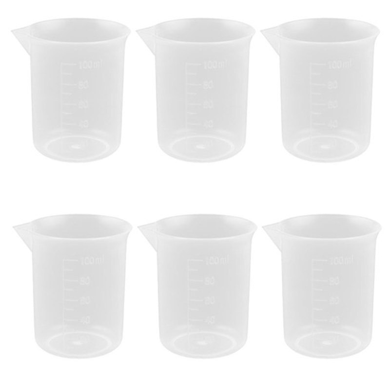 100 ml laboratory test plastic graduated measuring... – Grandado