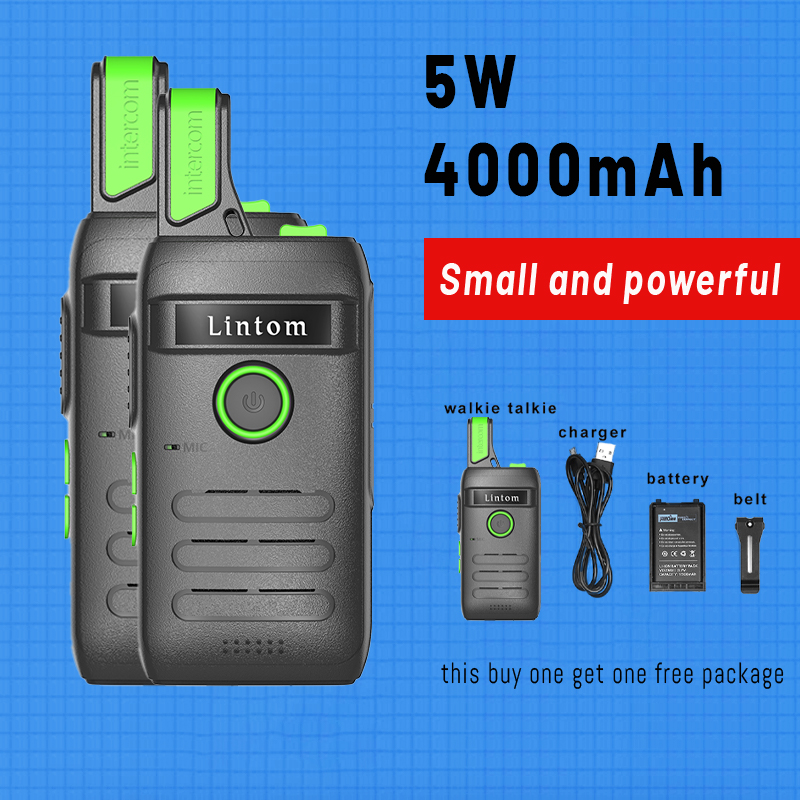Lintom Walkie Talkie Two Way Radio UHF 16 Channels... – Grandado