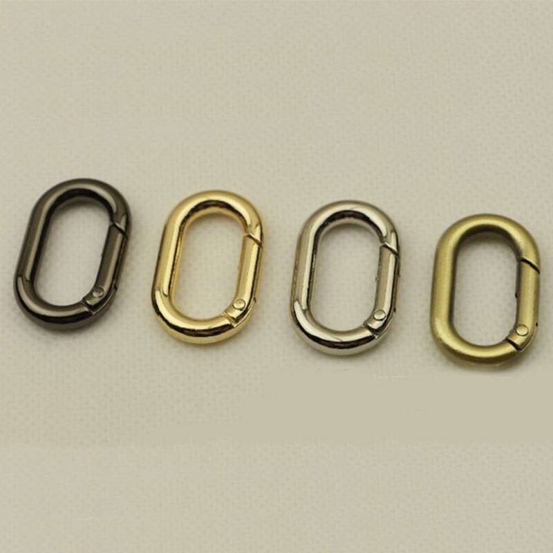 DIY 2 STUKS Metalen Lente Ovale Ring Sleutelhanger... – Vicedeal