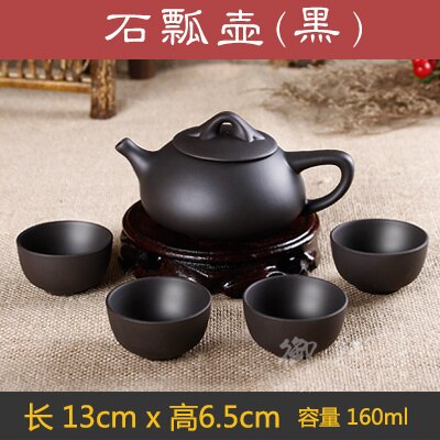 5pcs Kung Fu Tea Set [1 Teapot + 4 Cups Set] 150ml... – Grandado