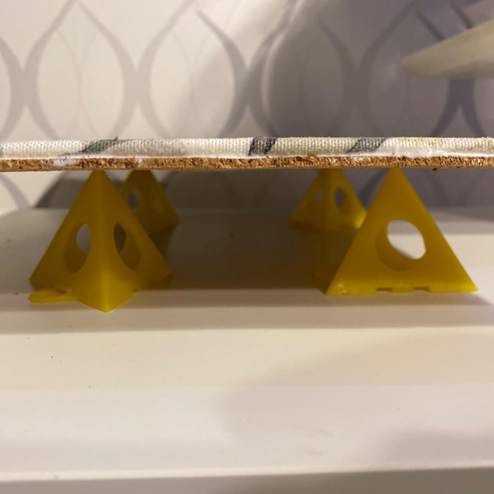 10pcs/Set Triangle Paint Pads Feet Yellow Woodwork... – Grandado