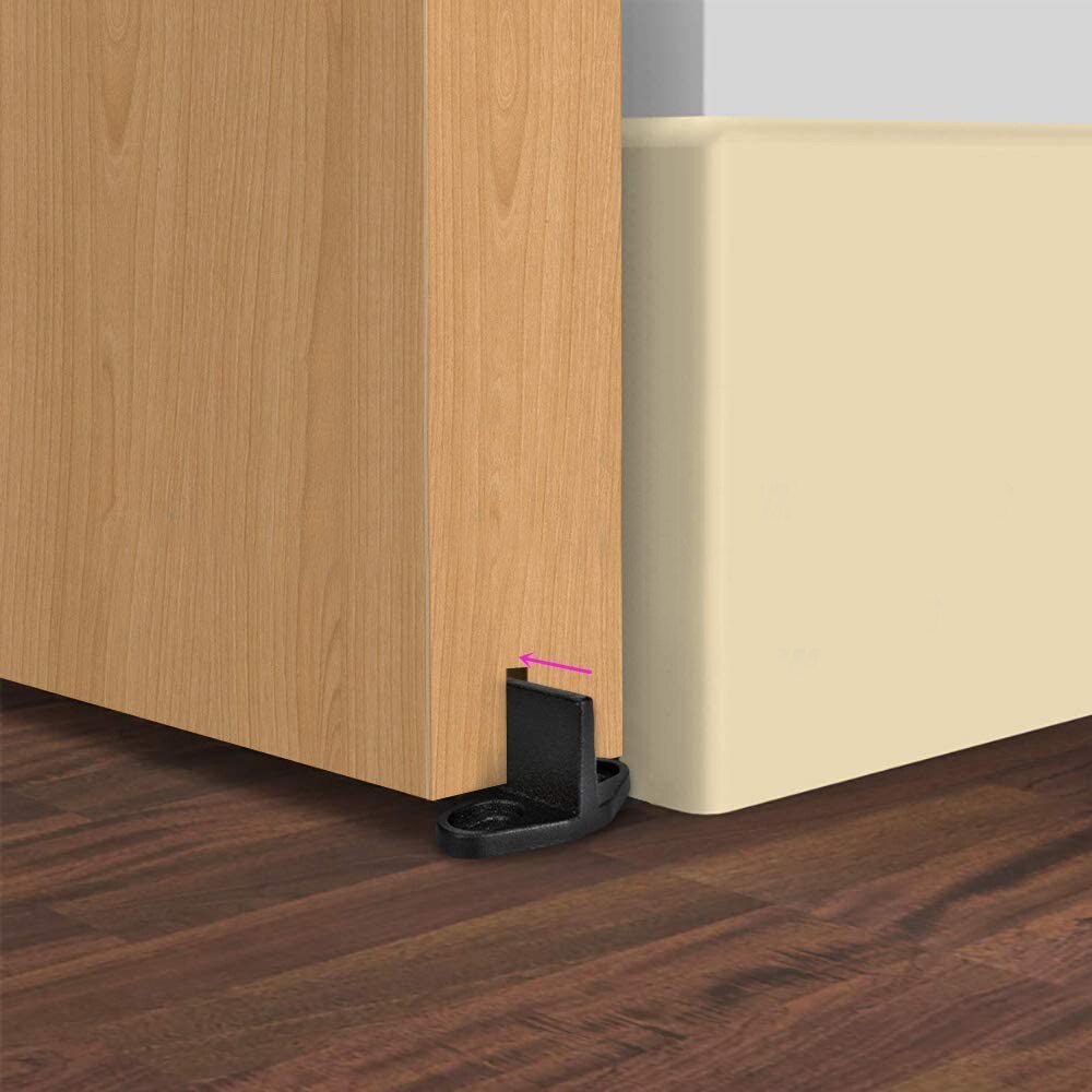 2 Pack Bottom Guide Floor Guides Metal Steel Hardw... – Grandado