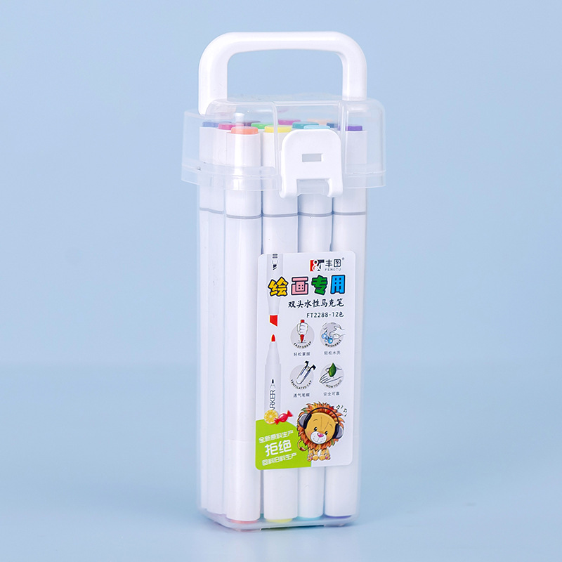 Washable Box Markers 12/24/36/48 Color Children's ... – Grandado