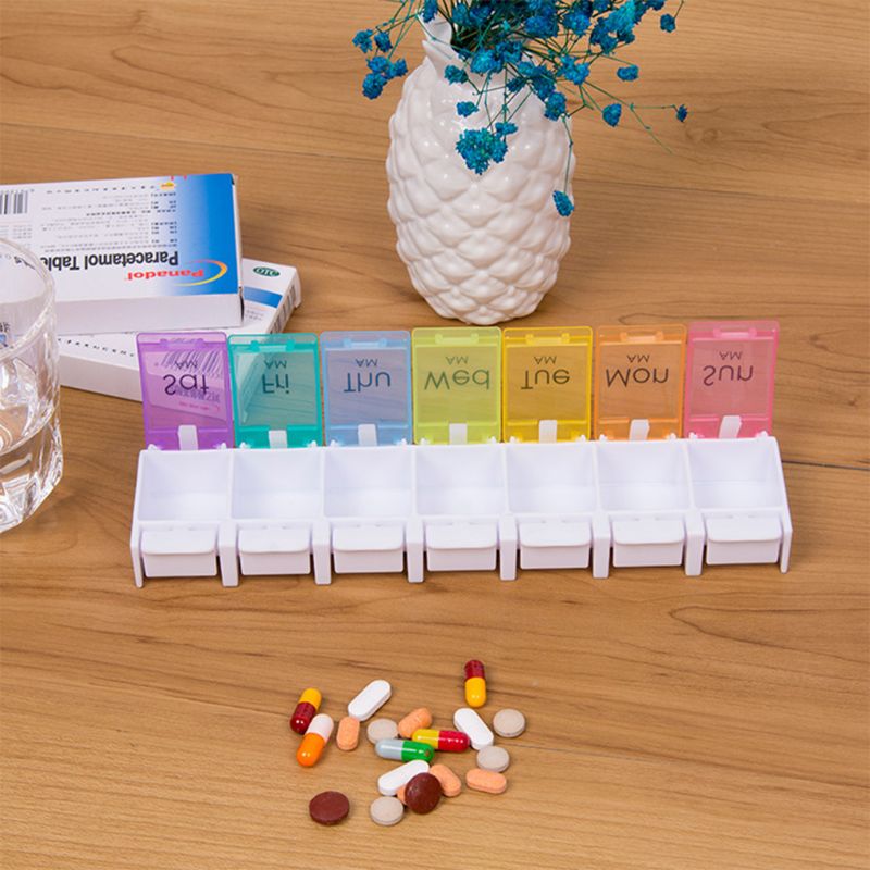 Portable Medicine Weekly Storage Pill 7 Day Tablet... – Grandado