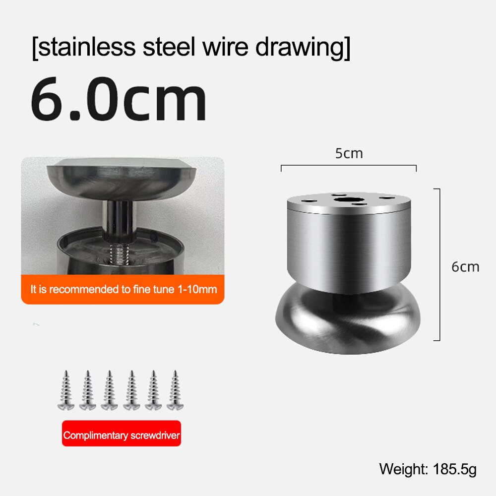 Newly Adjustable Legs Stainless Steel Sofa Cabinet... – Grandado