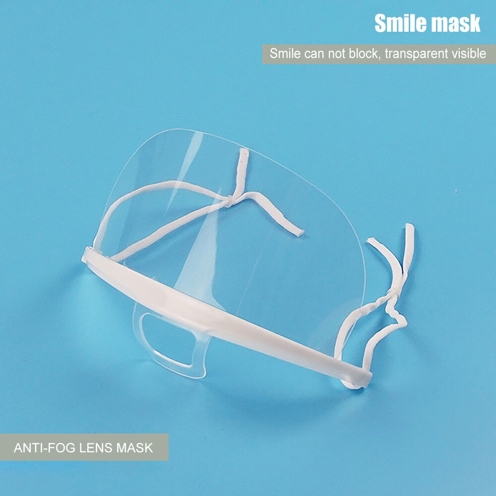 1PCS Transparent Smile Mask Catering Waiter Chef A... – Grandado