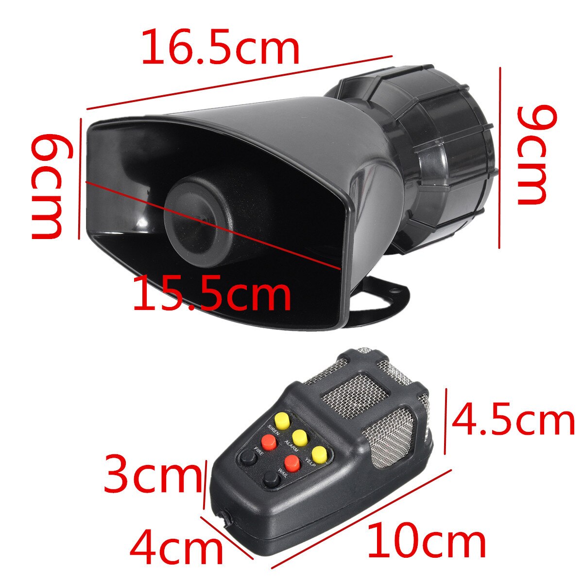 Autoleader 12V 7 Sounds PA System Car Loud Air Hor... – Vicedeal