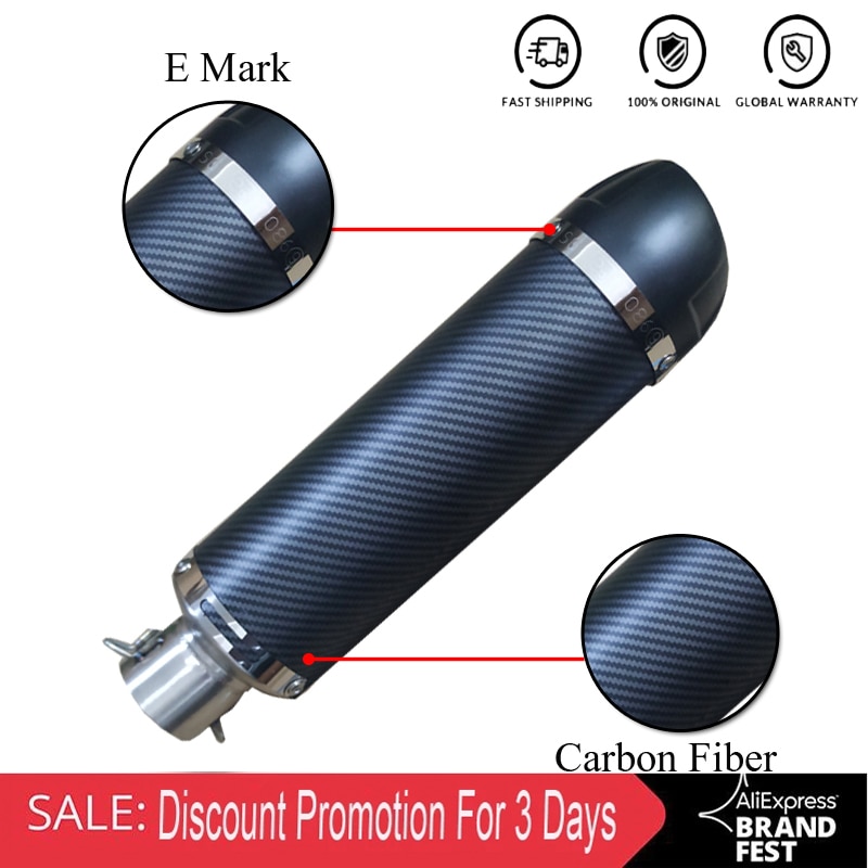 Motorfiets Gemodificeerde Leovince Uitlaatpijp Koo... – Vicedeal