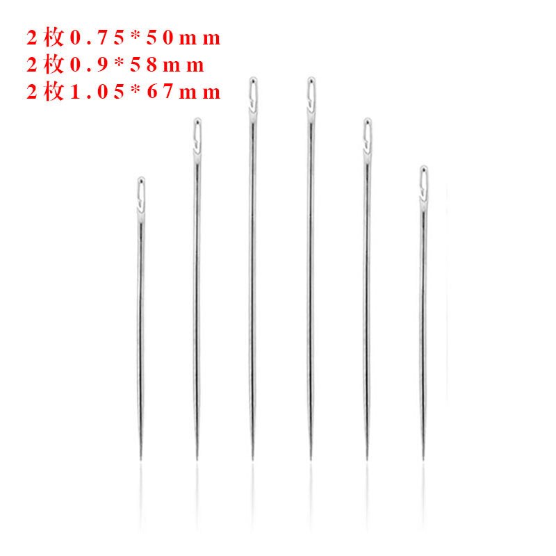 10bag/lot One Second-Needles Self Threading Needle... – Grandado
