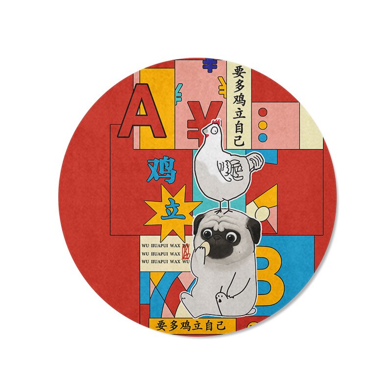 Diy Muis Mat Dinosaurus Muismat Grappige Ronde Mui... – Vicedeal