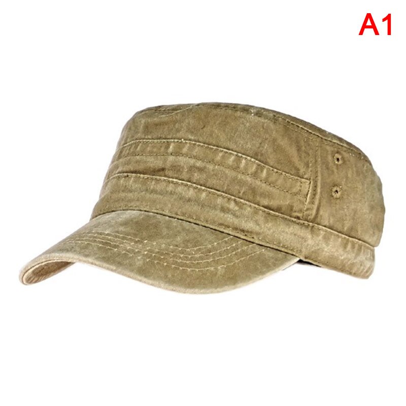 Classic Vintage Flat Top Mens Washed Caps And Hat ... – Grandado