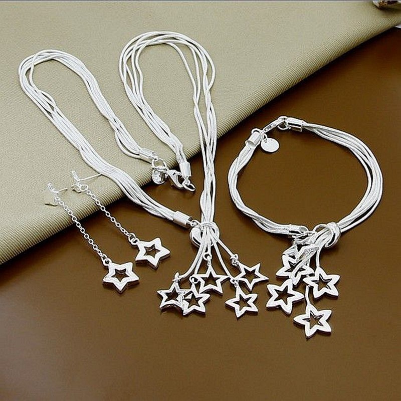 Price 925 Sterling Silver Cute Small Star Jewelry ... – Grandado