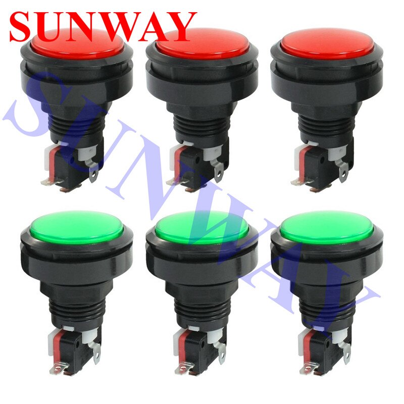 5 pcs/lot 45mm Round Illuminated LED push button w... – Vicedeal
