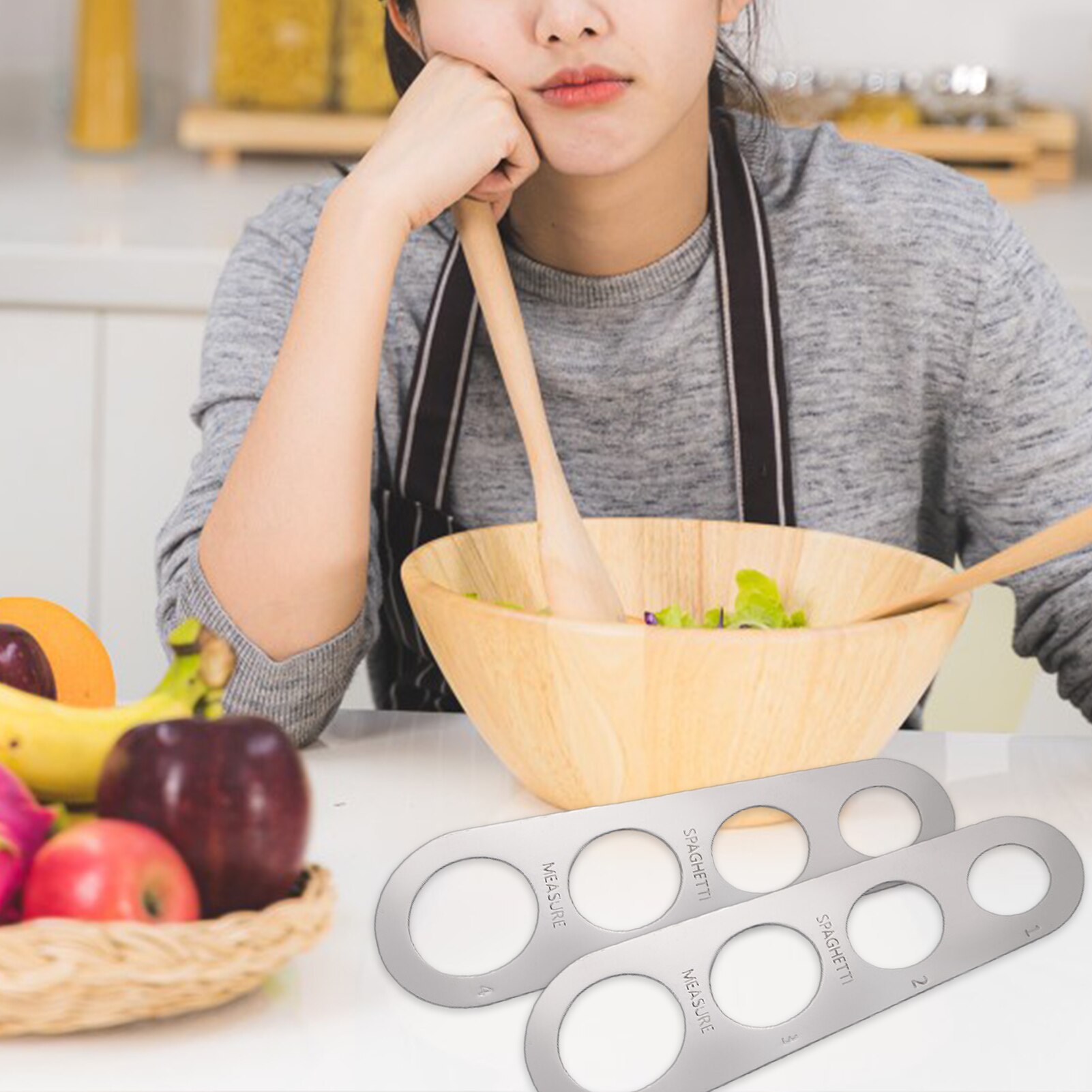 Easy Clearing Pasta Ruler Measuring Tool 4 Serving... – Vicedeal
