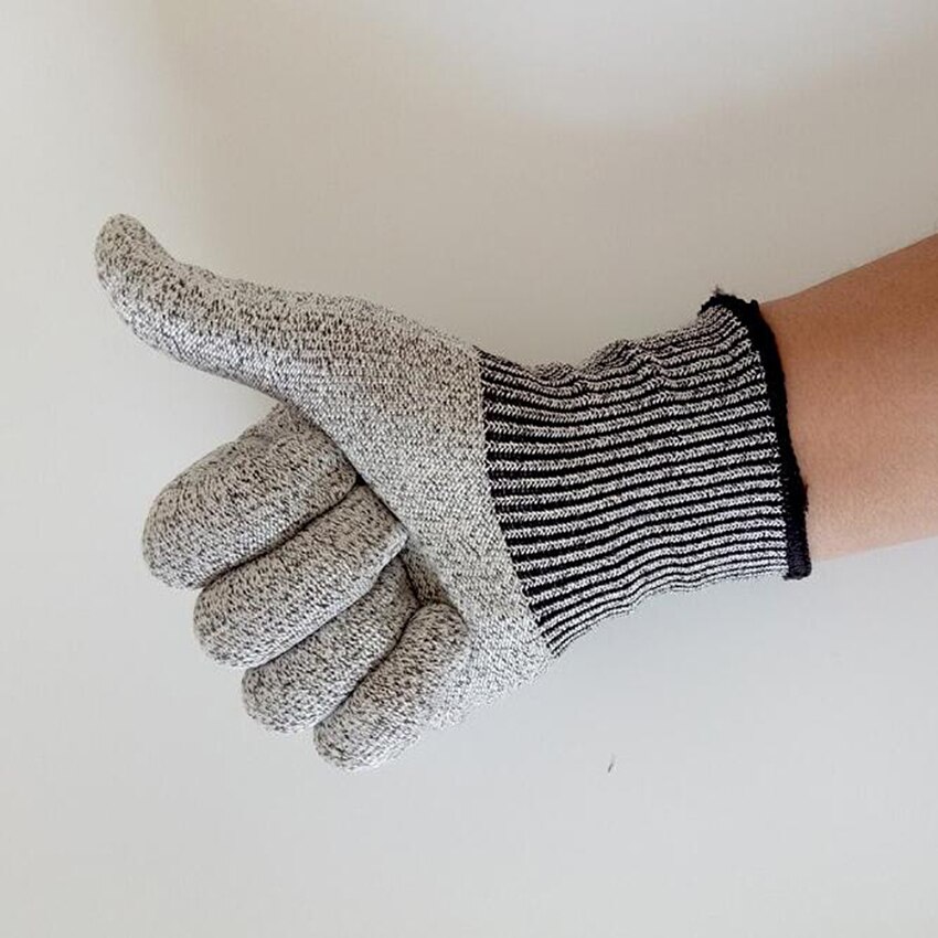 1 Pairs Level 5 Against The Cut Gloves Anti-Cut Gl... – Grandado