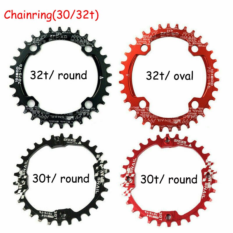 BDSNAIL Oval Chainring 104BCD Narrow Wide Chain Ri... – Vicedeal