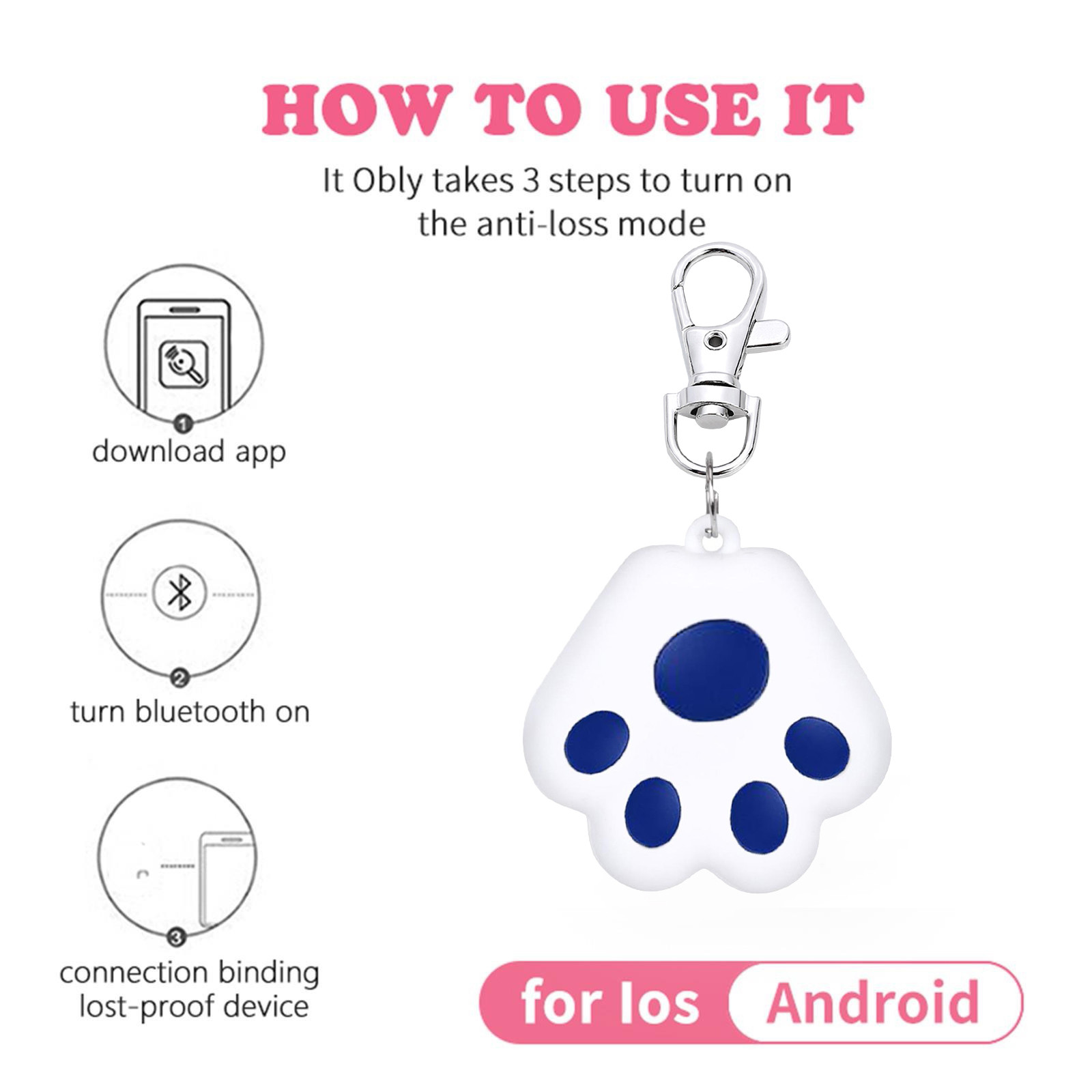 Pet GPS Locator Cat Dog Mini Tracking Loss Prevent... – Grandado