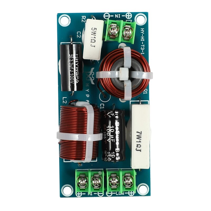 120W Speaker Crossover 2 Way High-Low 4-8 Ohm Freq... – Grandado