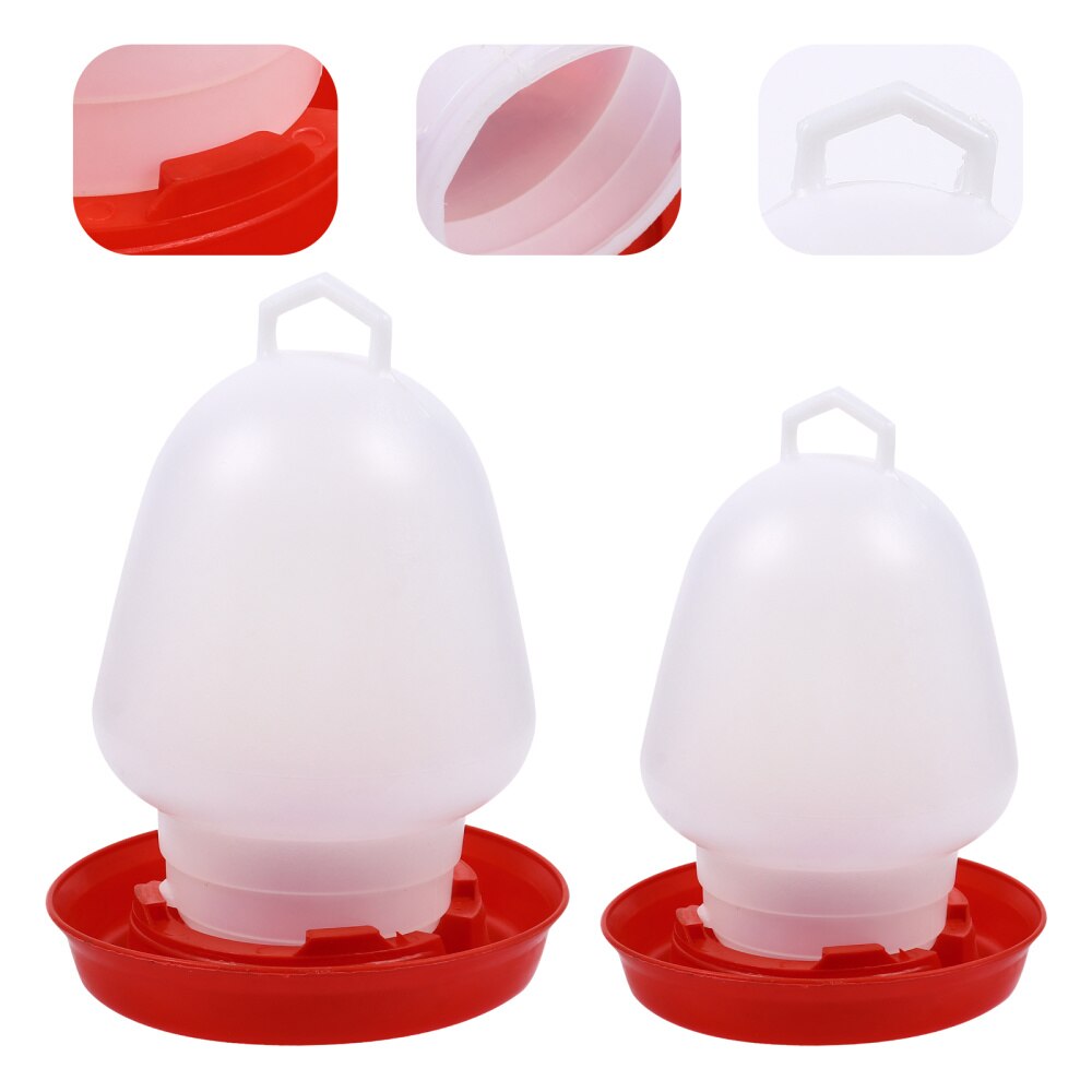 2Pcs Poultry Chicken Goose Duck Water Container Fe... – Grandado