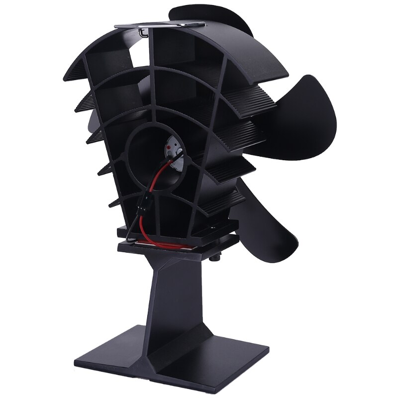 Triangle 5 Blades Heat Powered Stove Fireplace Fan... – Grandado