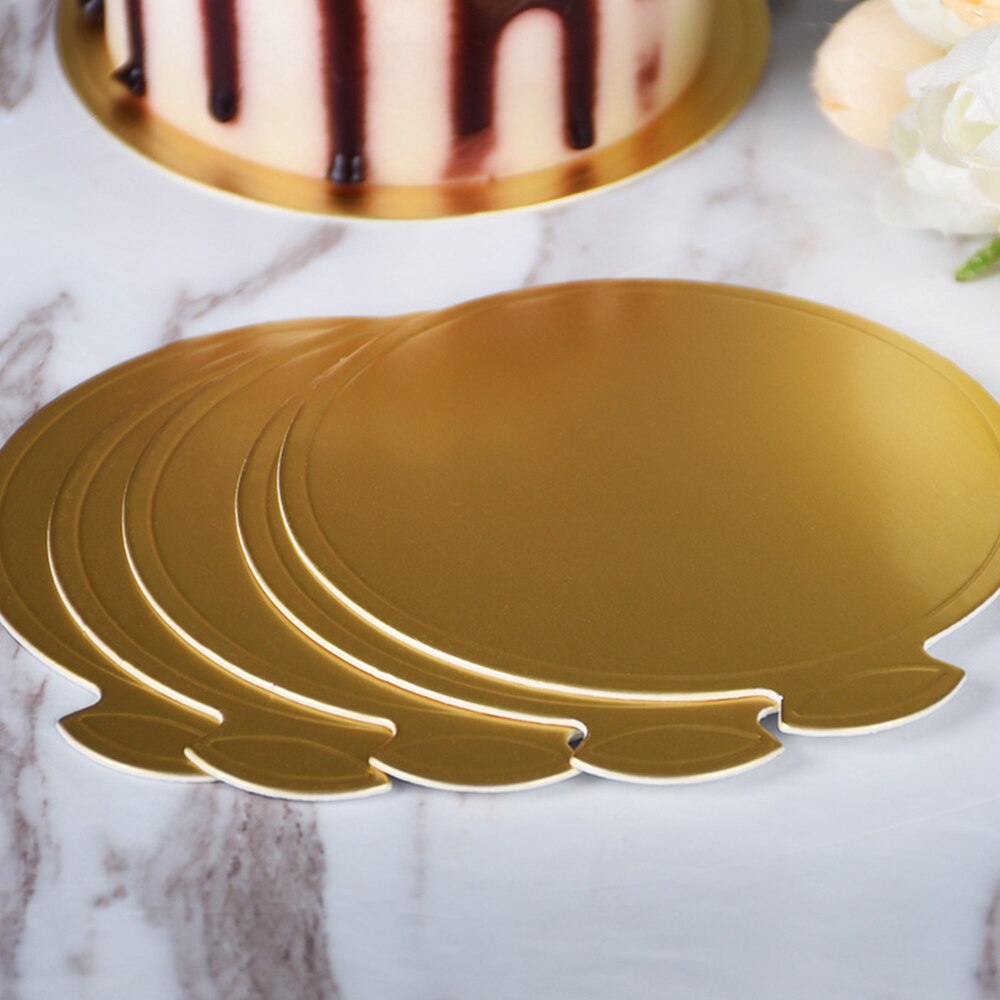 Ronde Cake Boards Gold Card Board Bakken Cake Papi... – Grandado