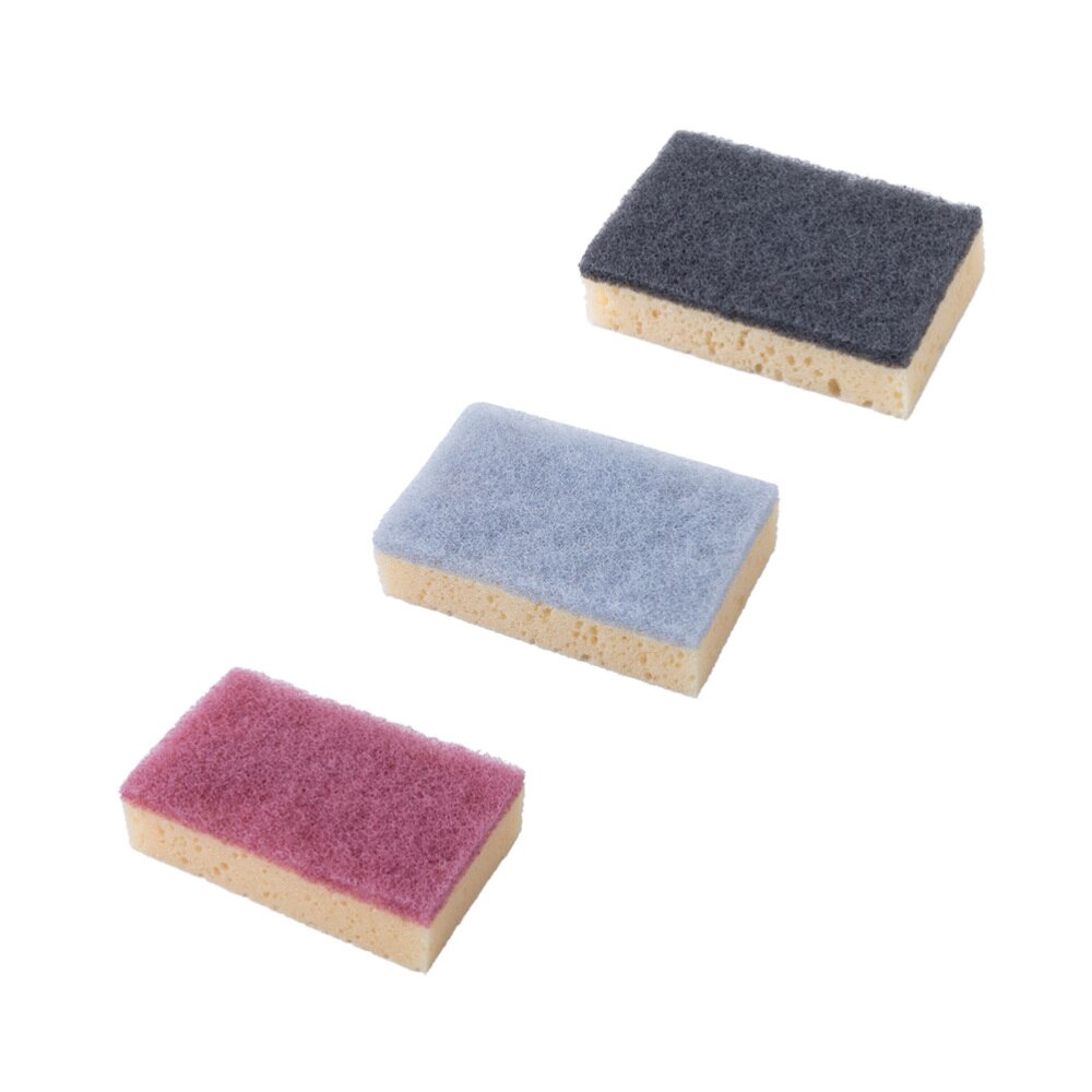 3 pcs Sponge Scouring Pad Cleaning Multifunction D... – Grandado