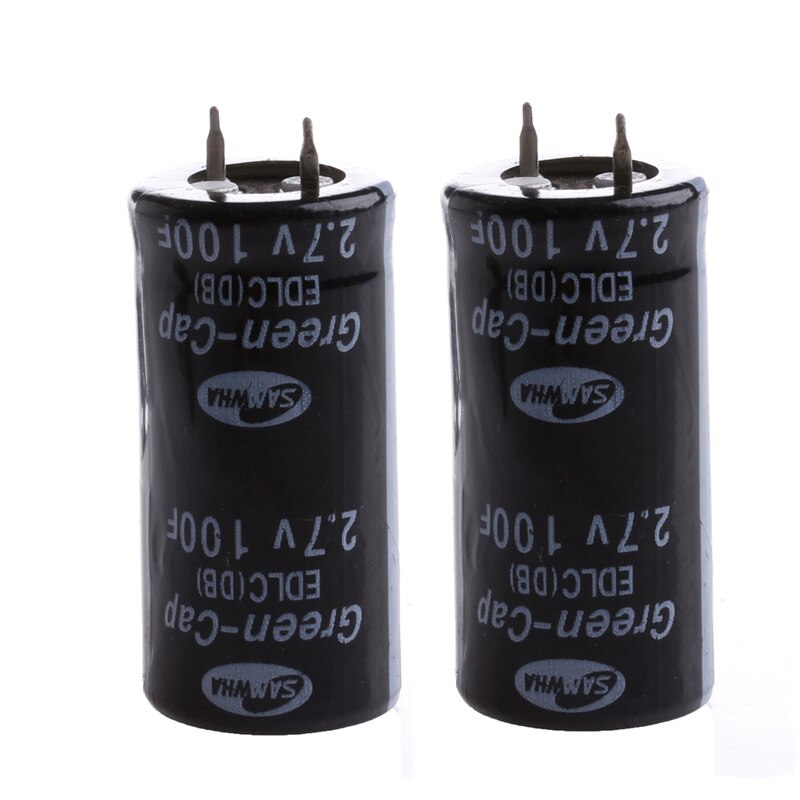 2022 2Pcs Super Capacitor 2.7V 100F Ultra Capacito... – Vicedeal