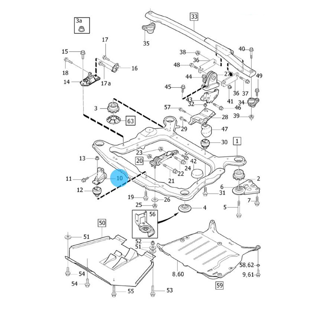 8649262 For Volvo S60 S80 V70 XC70 XC90 Rear Lower... – Grandado