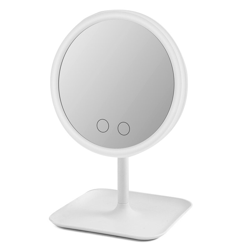 LED Lighted Makeup Mirror Desktop Dressing Mirror ... – Grandado