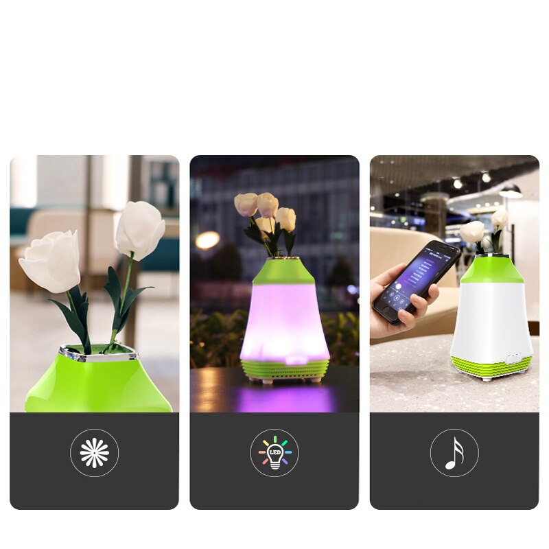 Home Bluetooth Audio Light flower Cutting Mobile M... – Grandado