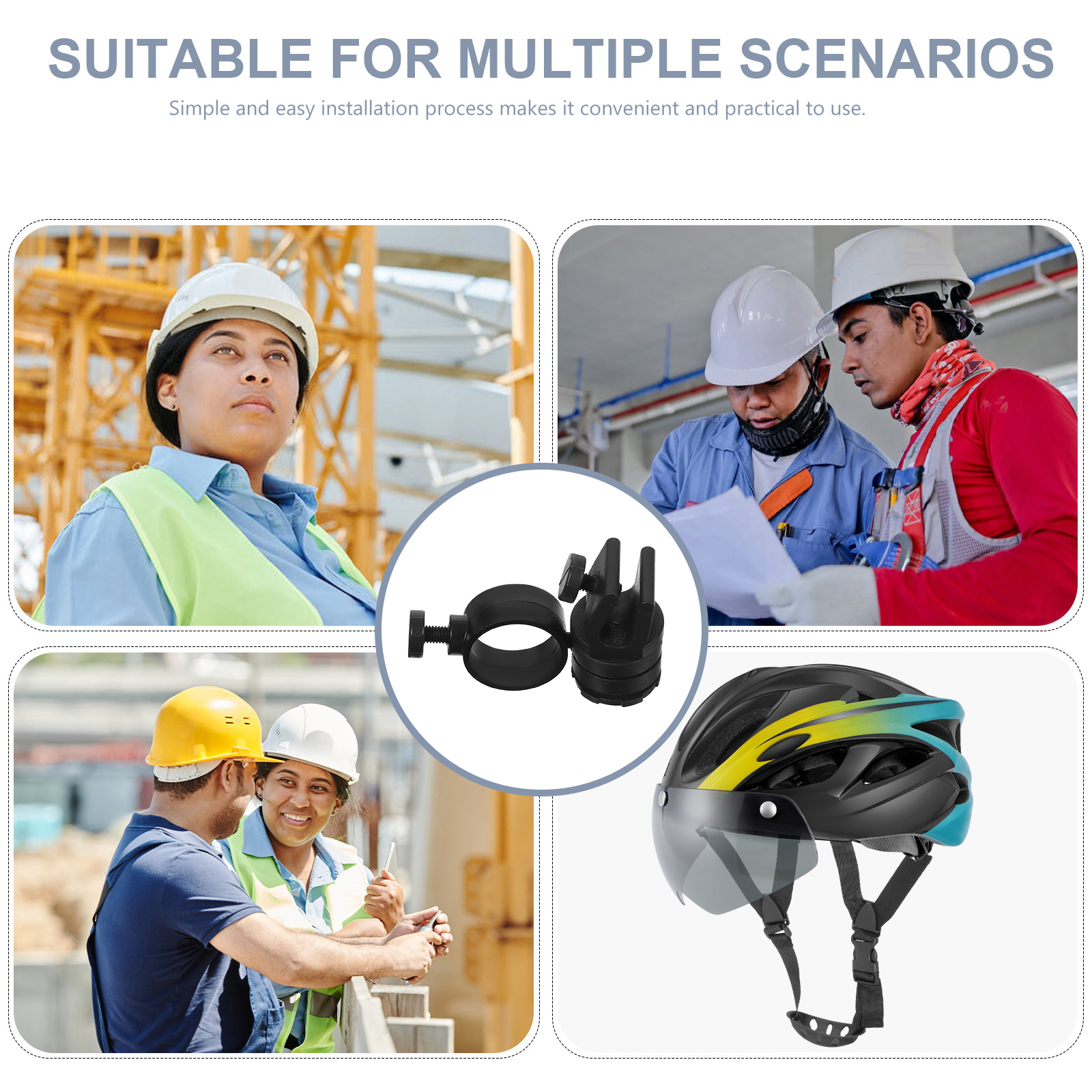 Light Stand Practical Accessory Hard Hat Clips Rep... – Grandado
