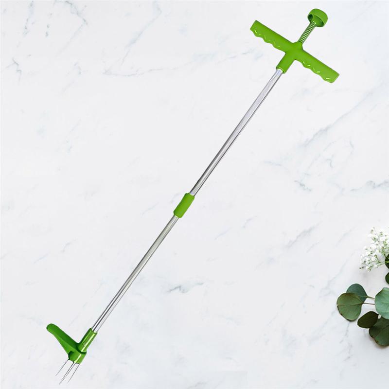 1M Three-claw Stand Up Weeder Stainless Steel Long... – Vicedeal