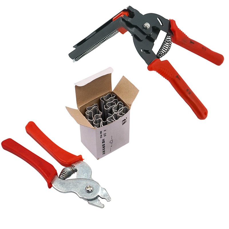 Hog Ring Tang Tool En 600 Stuks M Clips Nietjes Ki... – Vicedeal